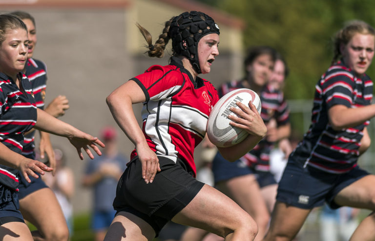 Bauder-powered Eagles soar! Carson Graham rugby girls ‘Have mojo back ...