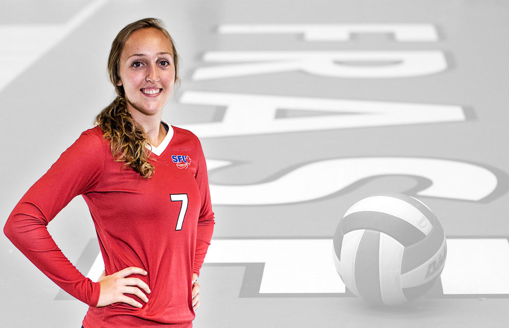 After multiple knee surgeries and transfer to SFU, Clan middle blocker ...